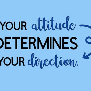 Classroom Decoration, Inspirational Bulletin Board, Postive Attitude ...