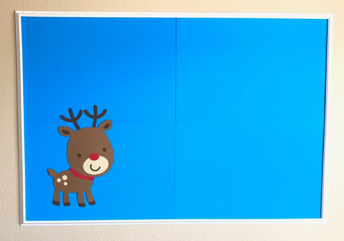 Reindeer Bulletin Board, Christmas Bulletin Board, Cute Reindeer ...