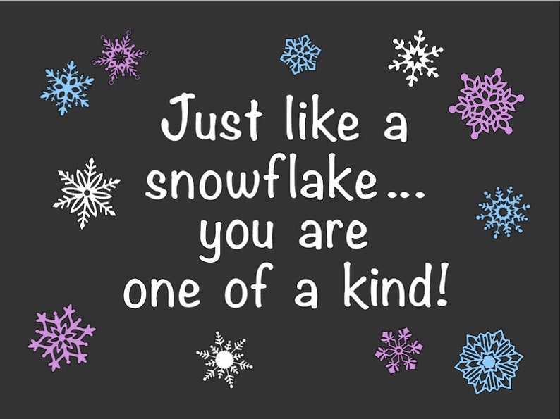 Winter Bulletin Board Cutouts, Snowflake Bulletin Board, Winter ...