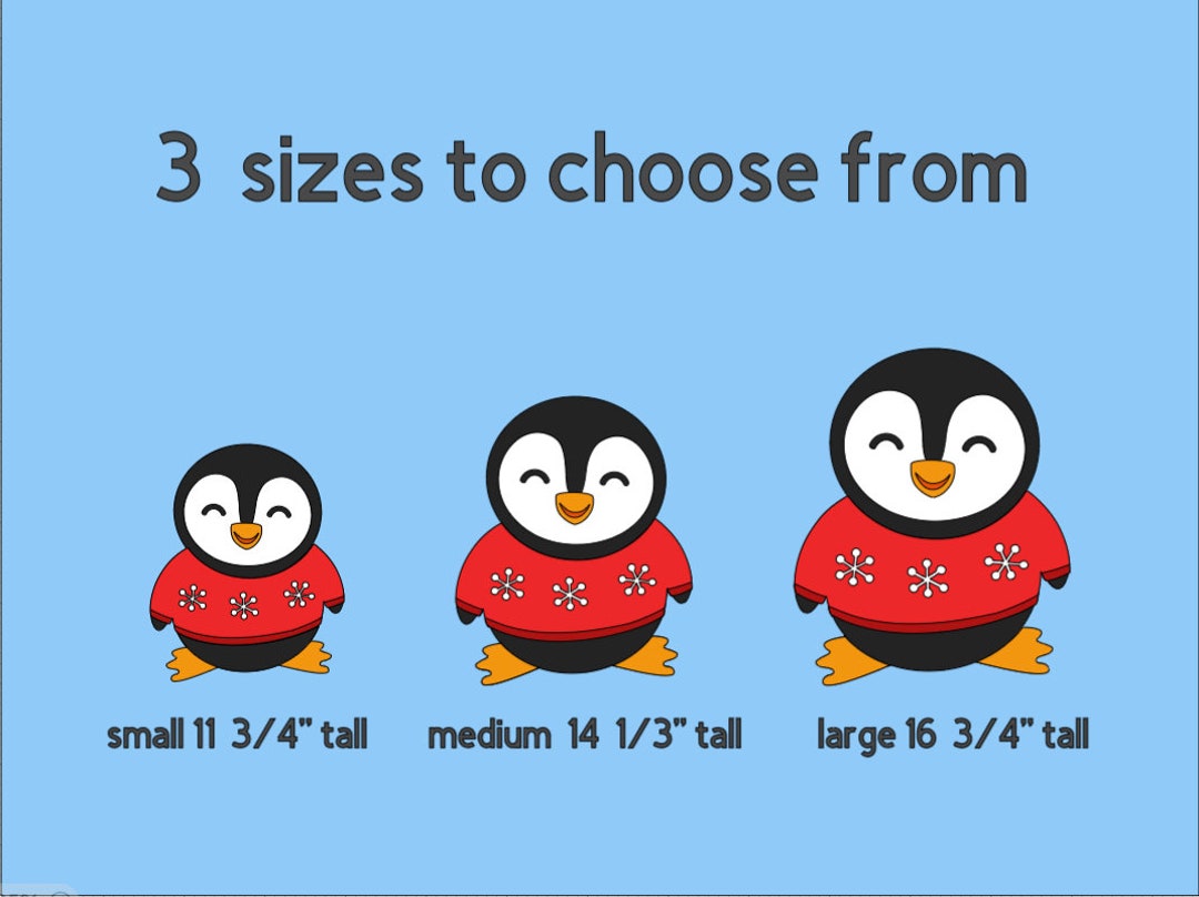 Penguin Bulletin Board Cutout Winter Classroom Decoration - Etsy