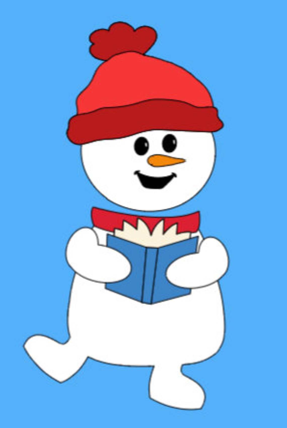 Reading Bulletin Board Set Snowman Bulletin Board Set Winter - Etsy