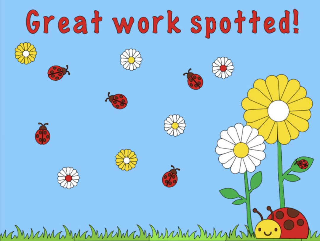 Bulletin Board Kit Spring Classroom Bulletin Board Ladybug Bulletin ...