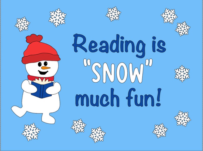 Snowman Bulletin Board Kit, Winter Library Decorations, Winter Bulletin ...