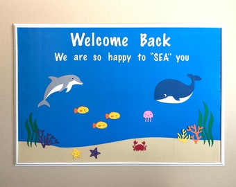 Ocean Bulletin Board or Door Decoration - Etsy