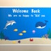 Ready to Hang Ocean Bulletin Board Set, Sea Themed Bulletin Board ...