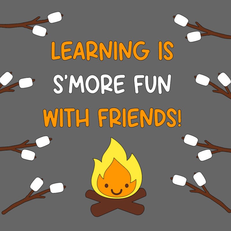 Smore Learning Bulletin Board - Etsy