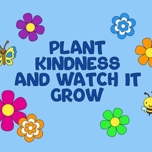 Groovy Spring Bulletin Board Set, Retro Kindness Bulletin Board, School ...