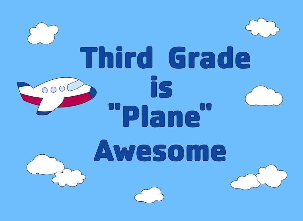 Airplane Bulletin Board Classroom Bulletin Board Set School - Etsy