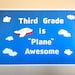 Airplane Bulletin Board, Classroom Bulletin Board Set, School Bulletin ...