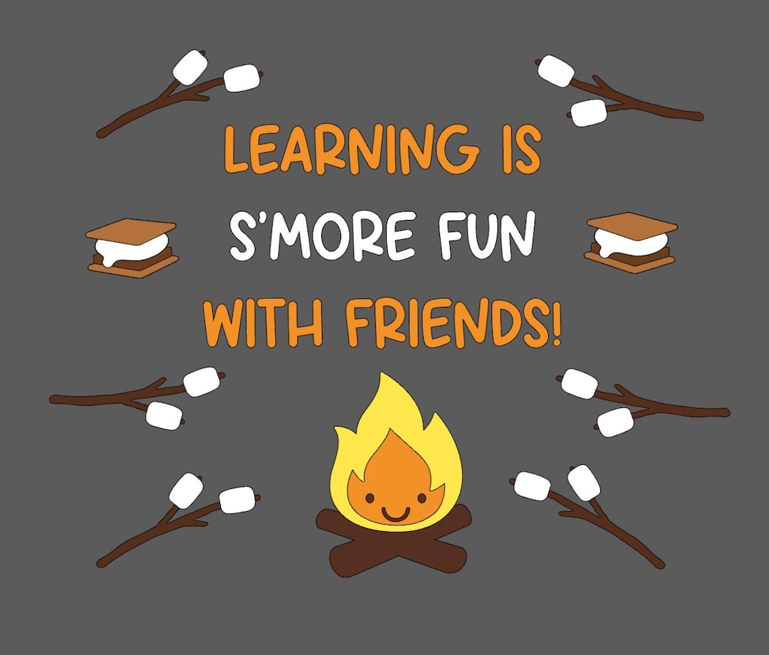 Classroom Bulletin Board Back to School Campfire Bulletin Board Camping ...