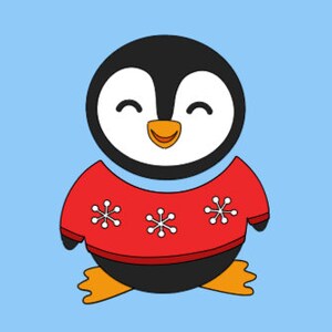 Penguin Bulletin Board Kit, School Classroom Decoration, Winter ...