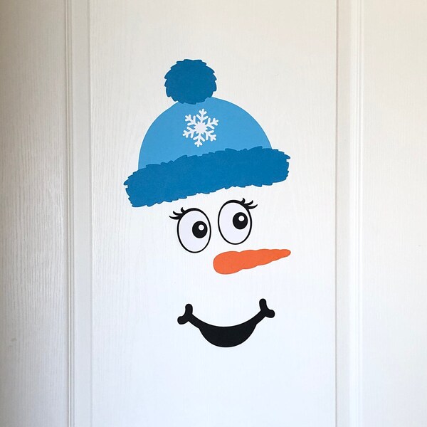 Snowman Door Decor - Etsy