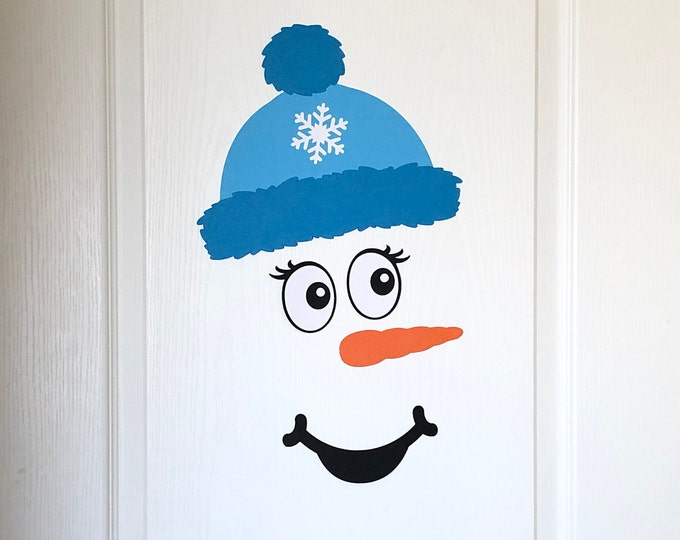 Snowman Door Decoration, Christmas Door Decoration, Girl Snowman ...