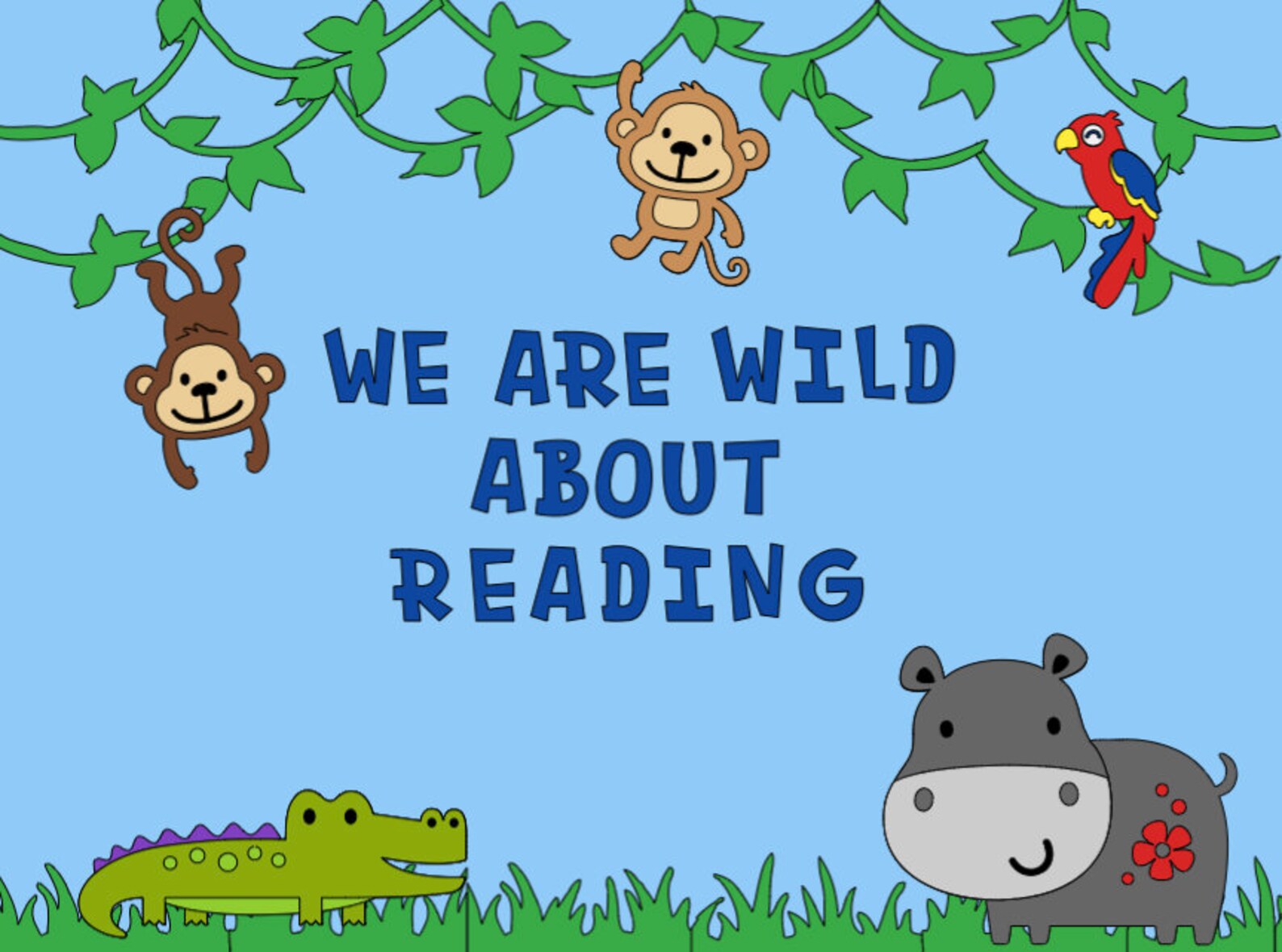 Jungle Themed Classroom Bulletin Board Cutouts Jungle - Etsy