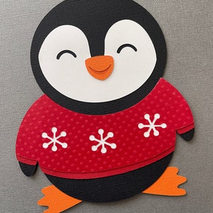 Penguin Door Decoration, Bulletin Board Cutout, Winter Classroom ...