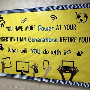 Medium Sized Technology Bulletin Board, Computer Class Bulletin Board ...