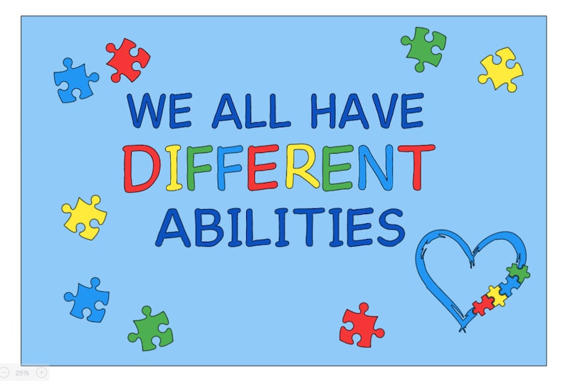 Autism Awareness Bulletin Board Kit Autism Awareness Month Bulletin ...