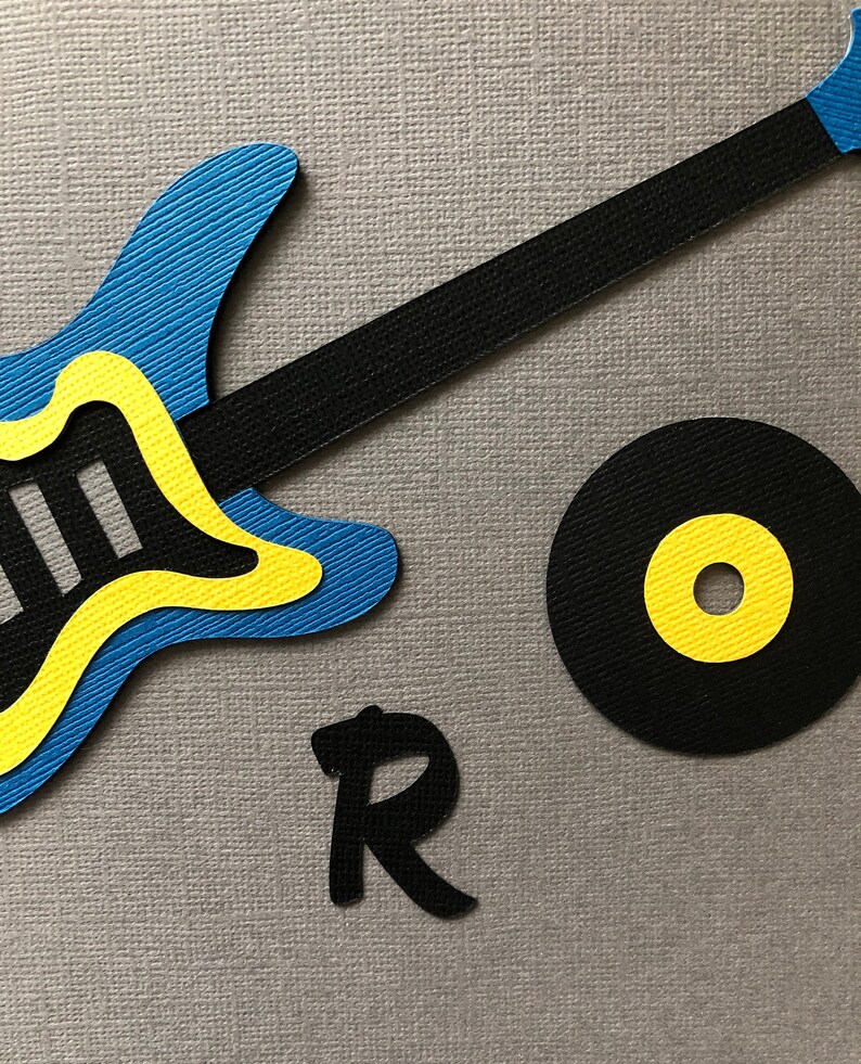 19 Piece Bulletin Board Set Rock and Roll Bulletin Board - Etsy