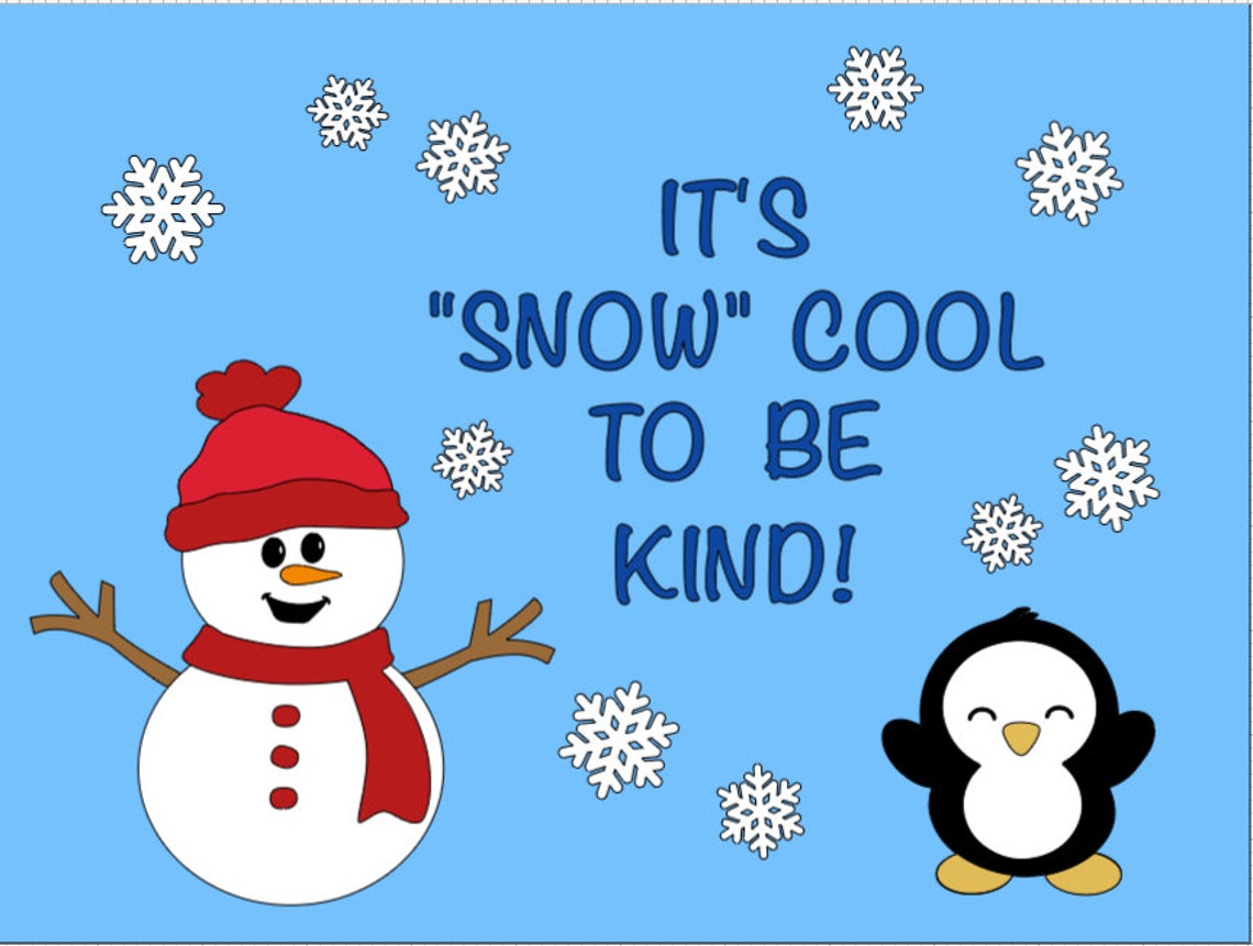 Winter Bulletin Board Snowman Bulletin Board Winter - Etsy