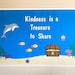 Treasure Chest Bulletin Board, Ocean Bulletin Board Set, Kindness ...