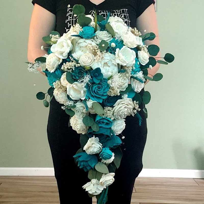 Turquoise Bouquet - Etsy