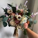 Terracotta Rose Gold and Rust Bridal Bouquet, Sola Wood Flowers - Etsy