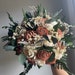 Rose Gold and Ivory Sola Wood Flower Bouquet Wedding Bouquet - Etsy