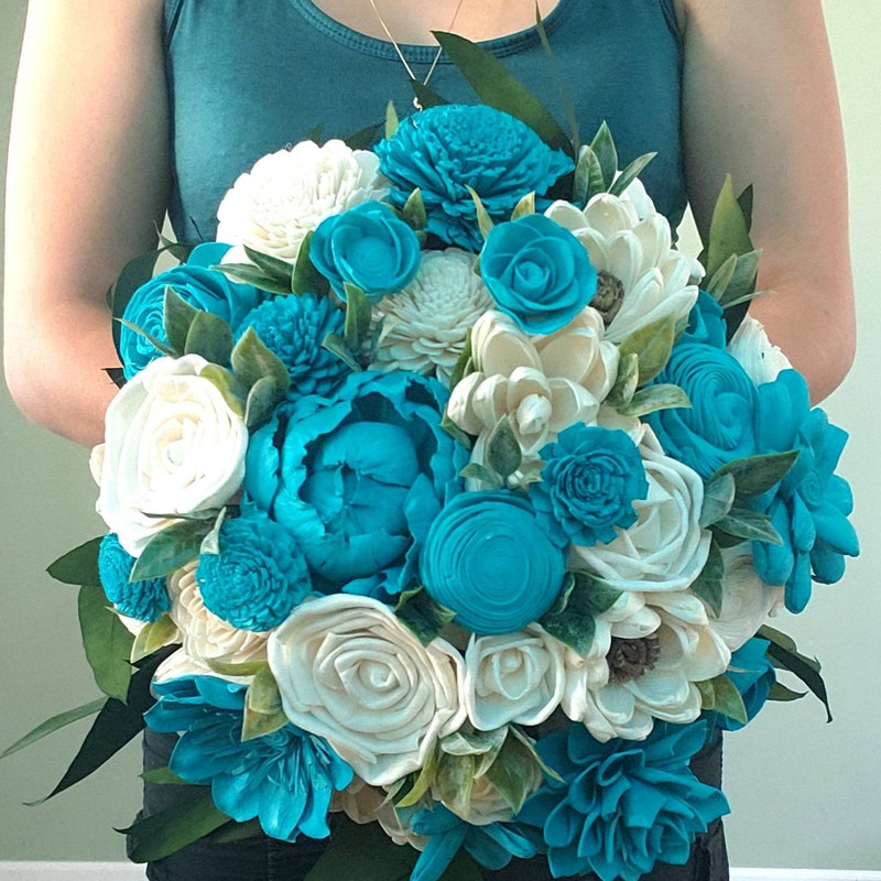 Turquoise Bouquet - Etsy