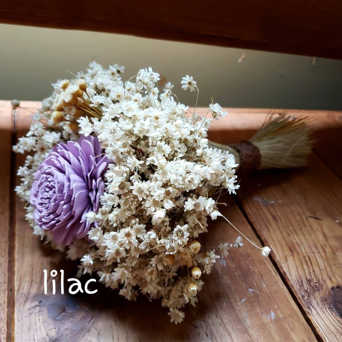 Single Flower Bouquet Dried Flower Bouquet Ramo Pequeño - Etsy