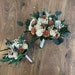 Rose Gold and Ivory Sola Wood Flower Bouquet Wedding Bouquet - Etsy