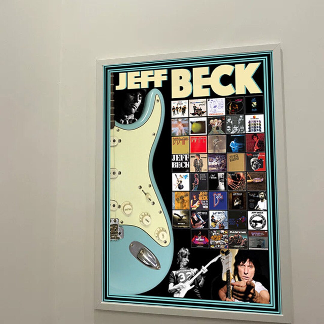 Jeff Beck Yardbirds Poster Wall Art Jeff Beck Gift Ideas Wall - Etsy