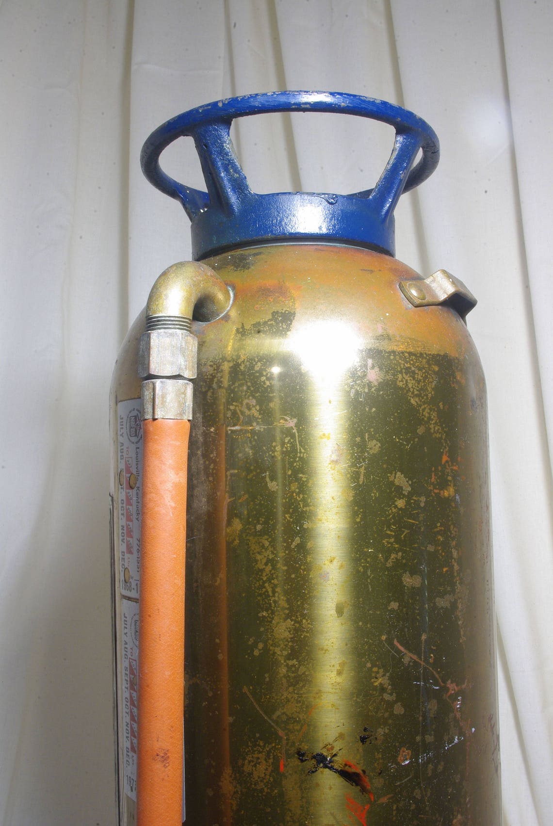 Vintage Brass "quick Aid" Soda Fire Extinguisher - Etsy