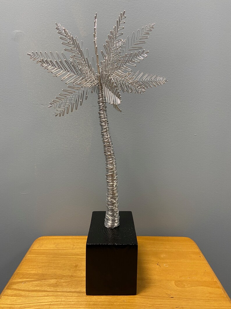 Wire Tree Sculpture: Palm Tree - Etsy