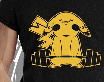 Pikachu Lifting Svg - Etsy