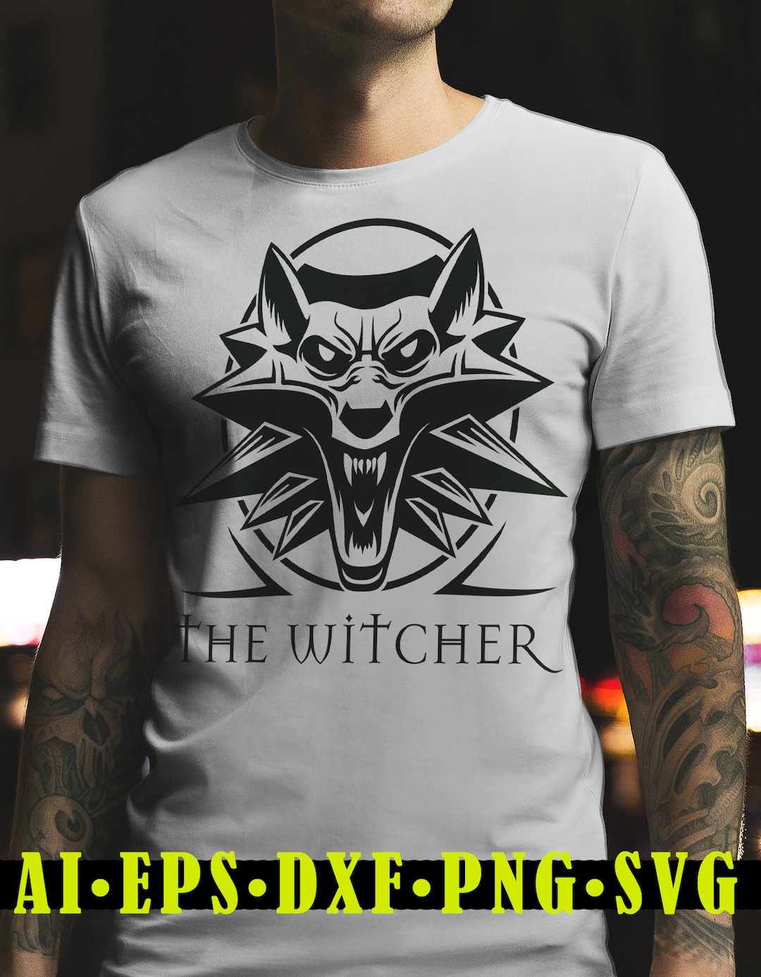 The Witcher DXF SVG Eps Png Ai Cutfile - Etsy