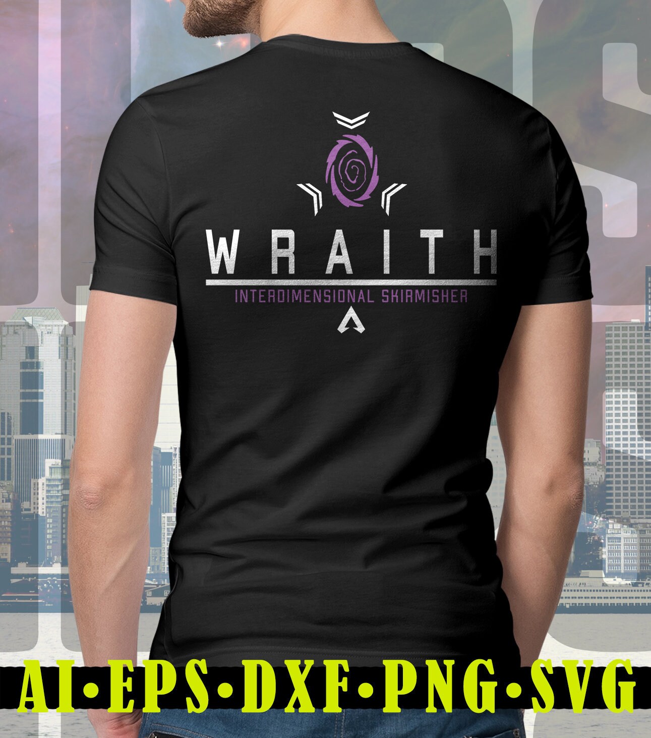 Wraith Apex Legends DXF SVG Eps png ai Cutfile - Etsy México