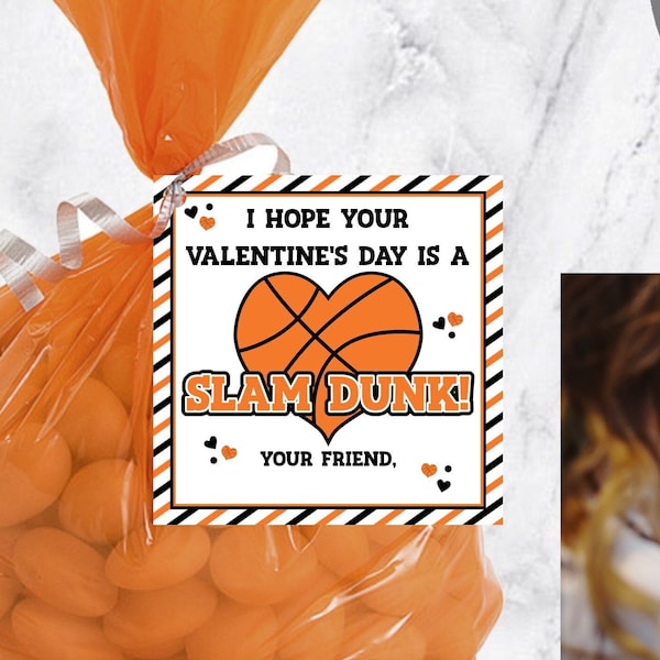 Basketball Valentine - Etsy