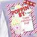 Poppin by Popcorn Valentines, Printable Popcorn Tags, Popcorn Valentine ...