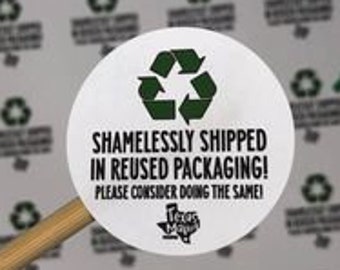 Reused Box Sticker - Etsy