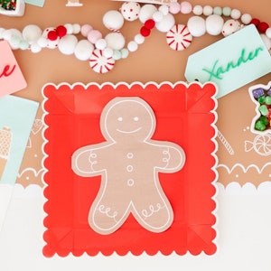 Gingerbread Man Napkins Gingerbread Party Gingerbread - Etsy