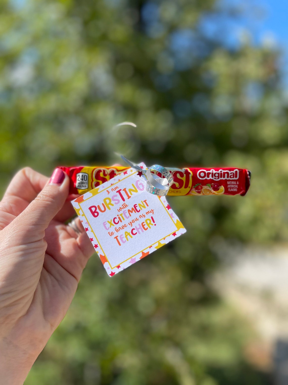 Gift for Students Bursting With Excitement First Day of - Etsy