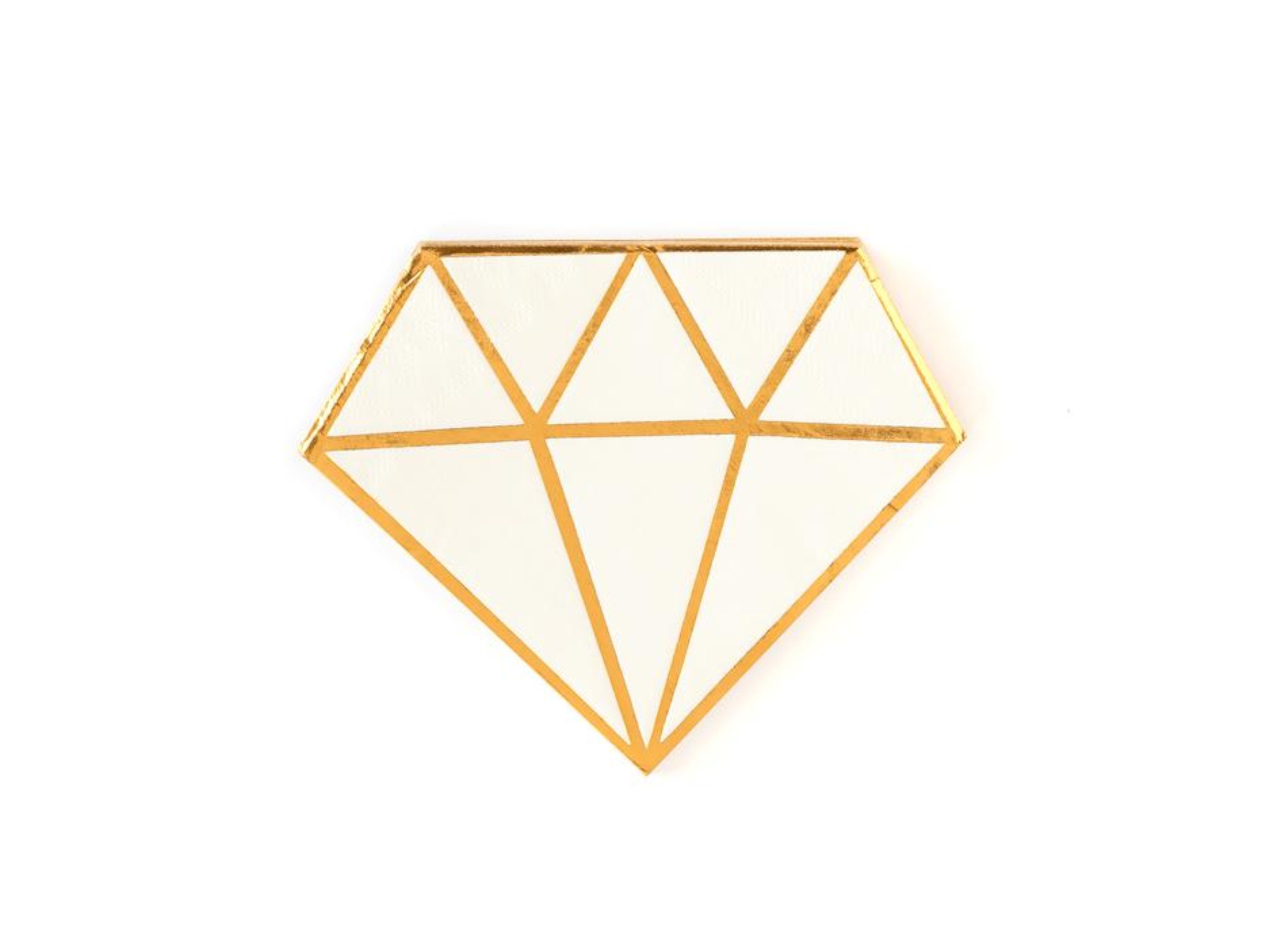 Diamond Napkins, Bridal Shower Tableware, She Said Yes, Bride to Be ...