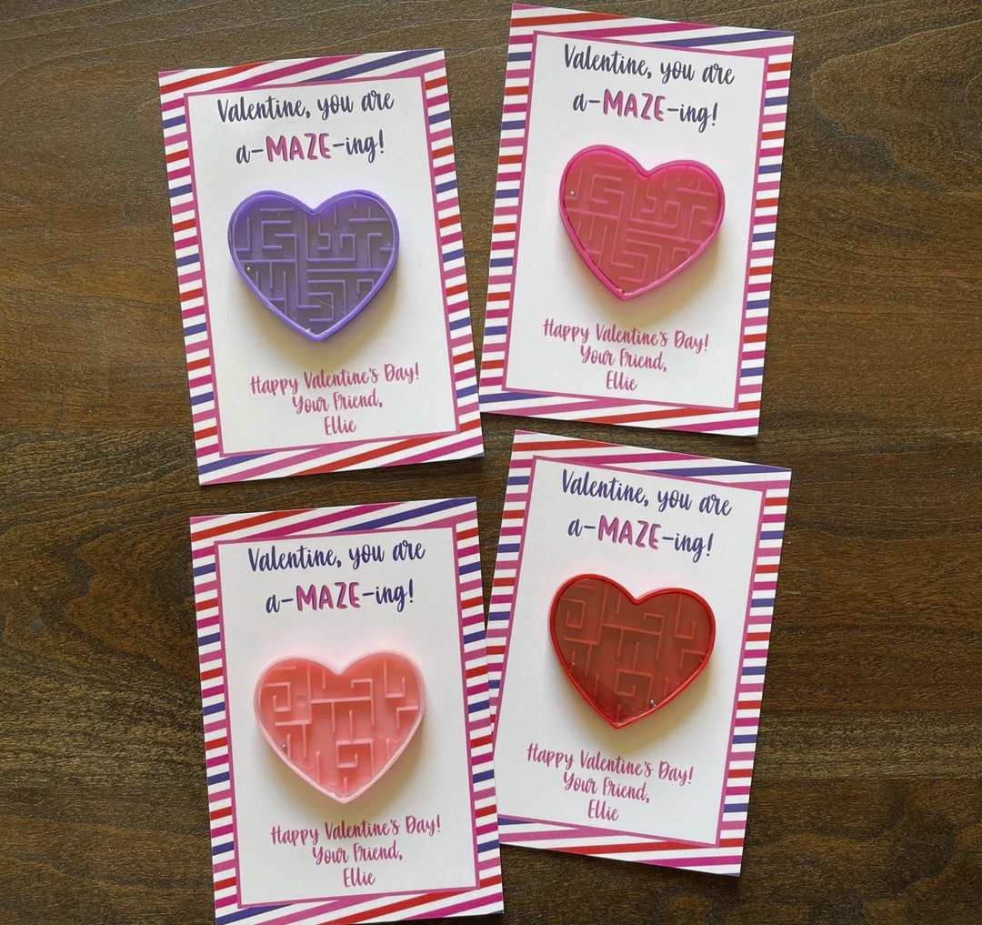 You are A-Maze-ing, Valentine's Day Card, Mini Maze Valentines, Class ...