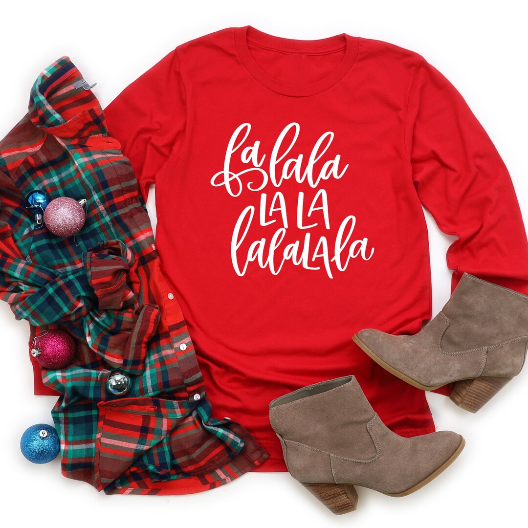 Fa La La La La Shirt, Matching Family Christmas Shirt, Gift for Teacher ...