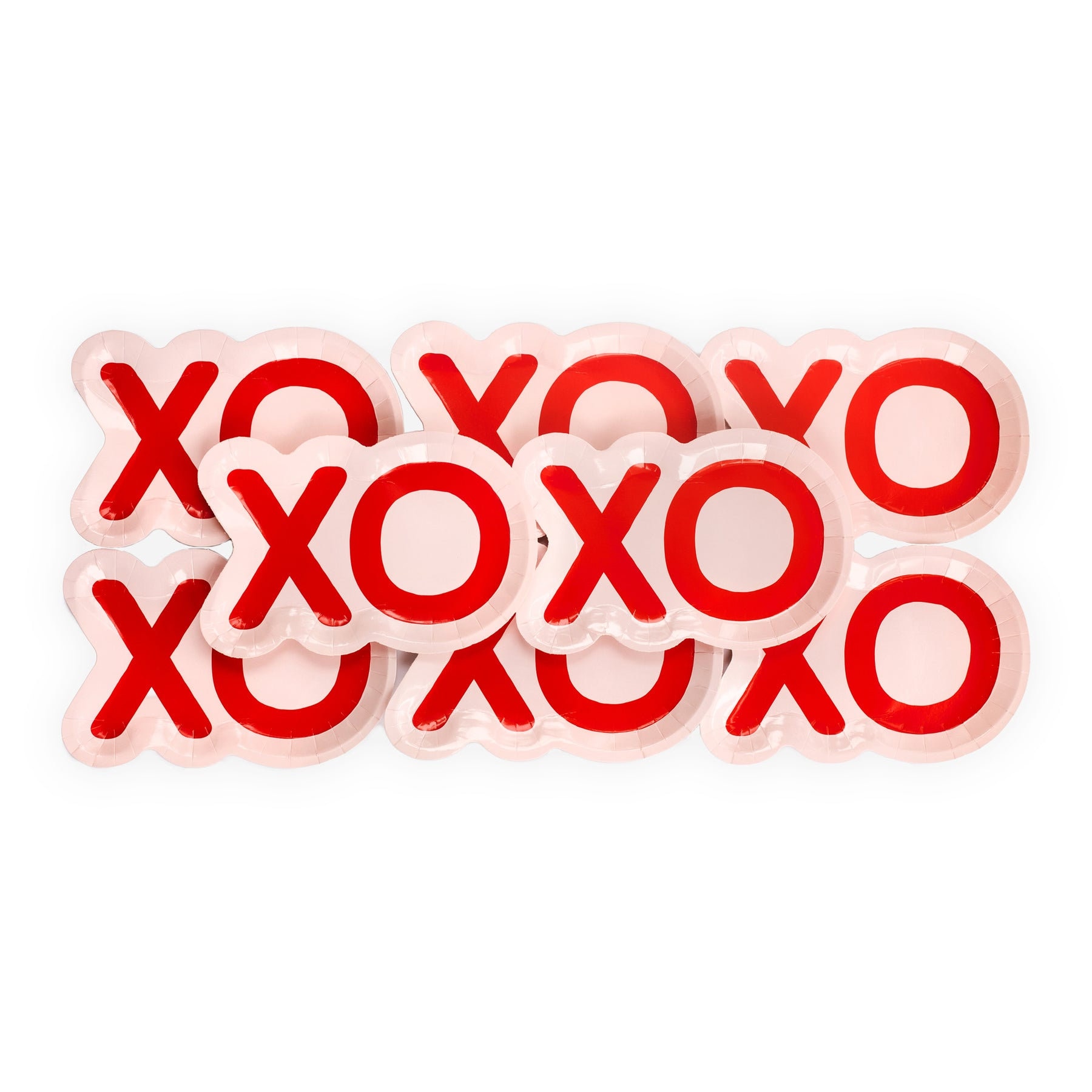 XOXO Valentines Plates Valentines Day Plates Valentines Day - Etsy