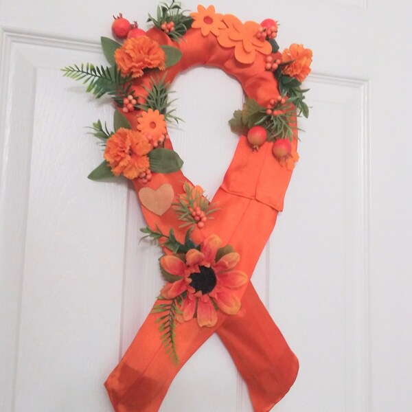 Ribbon Door Wreath - Etsy