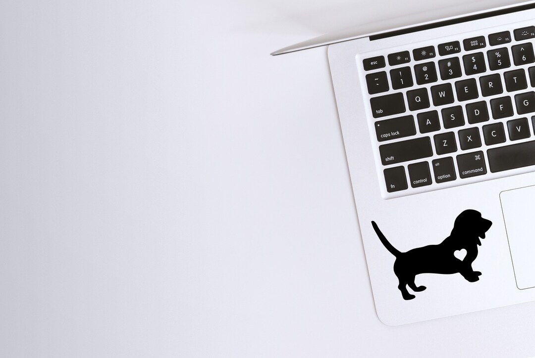 Basset Hound Heart Vinyl Basset Hound Vinyl Decal Dog - Etsy
