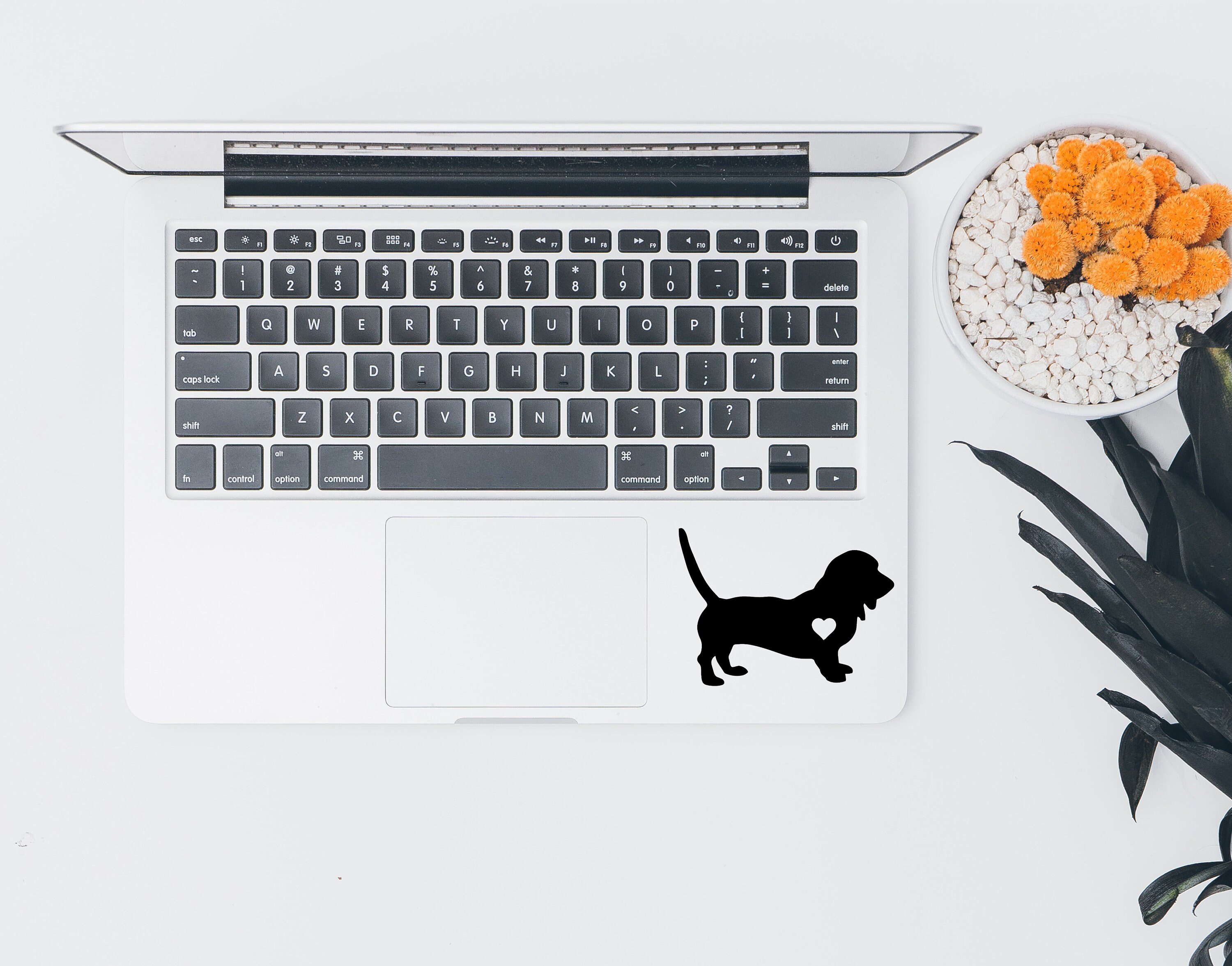 Basset Hound Heart Vinyl Basset Hound Vinyl Decal Dog - Etsy