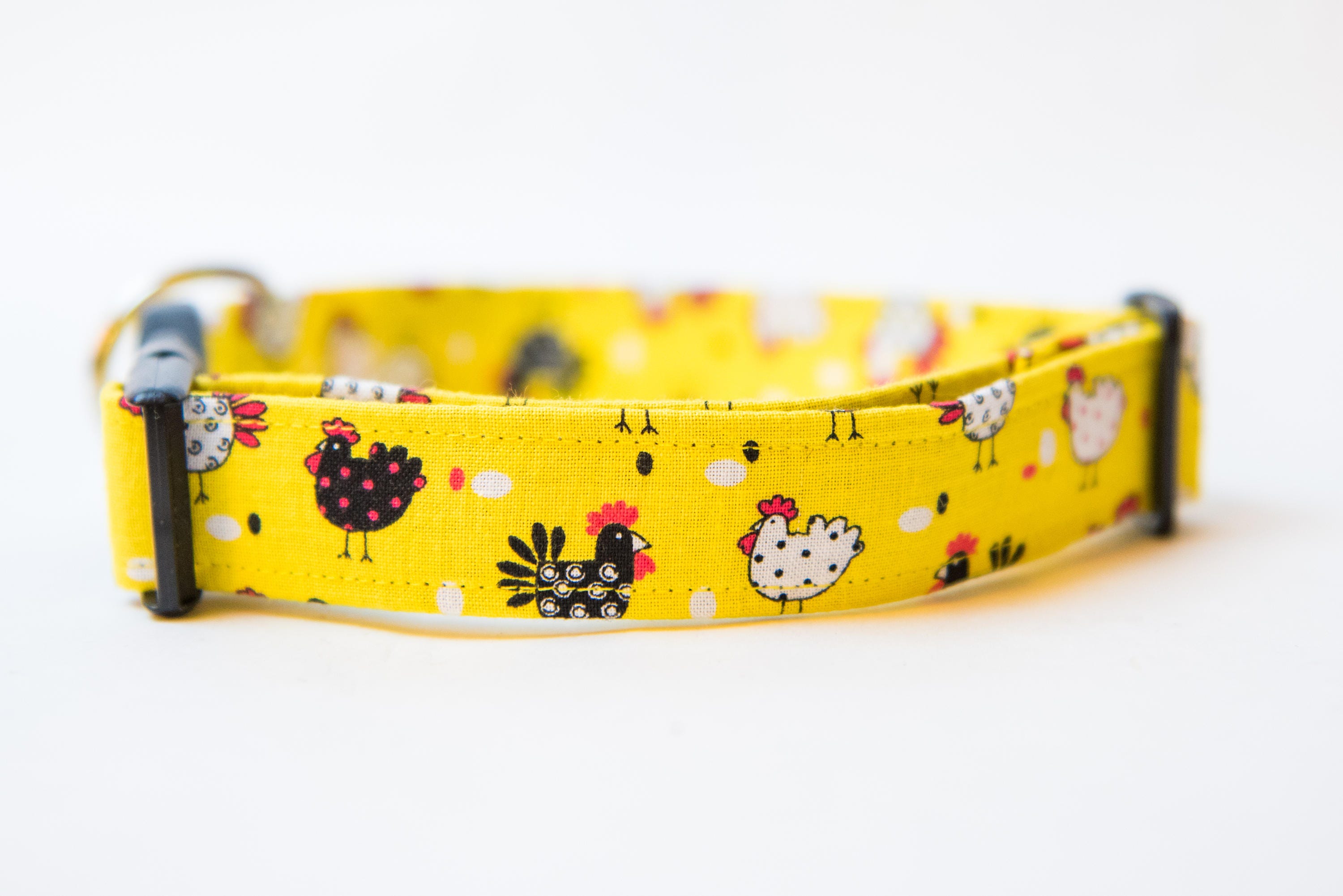 Yellow Chicken Dog Collar Chicken Dog Collar Chicken Pattern | Etsy