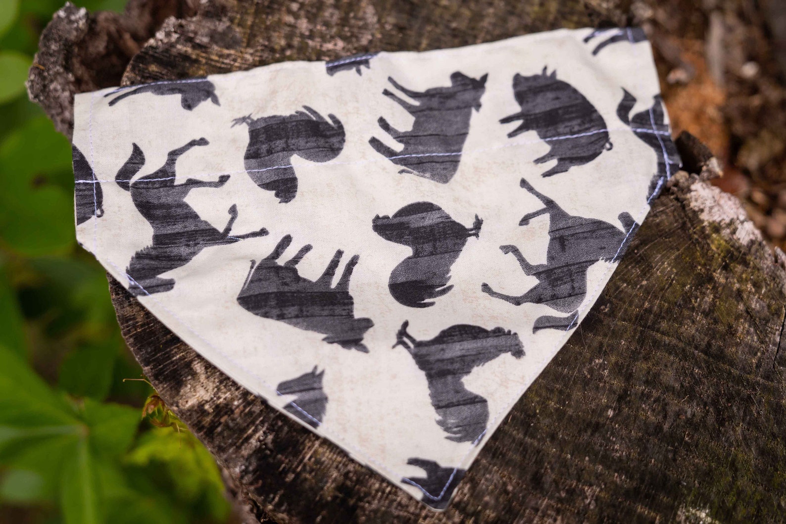 Farm Barn Animal Print Dog Bandana Farm Dog Bandana Farm - Etsy